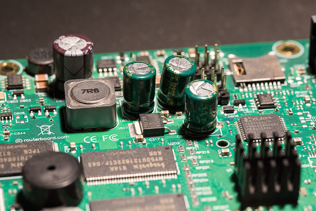 Repairing a Routerboard 433UAH by replacing broken capacitors – notes ...